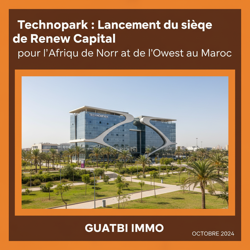 Renew Capital inaugure son quartier général Technopark au Maroc ...
